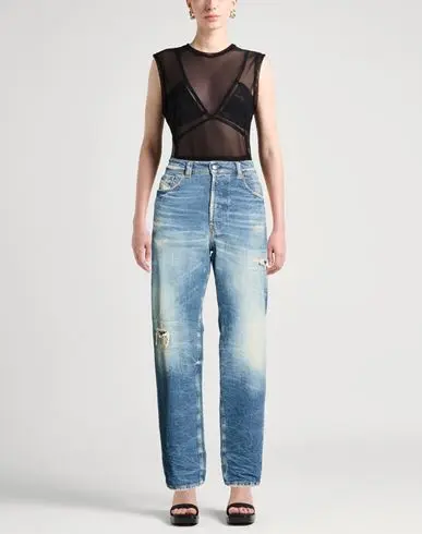 DIESEL® Tapered Jeans In Cotton, Hemp, And Elastane Blend