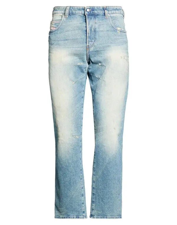 DIESEL® Jeans Medium Wash Cotton Blend Slim Fit - Blue