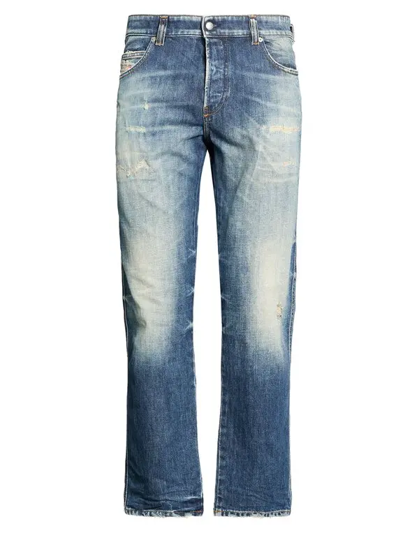 DIESEL® Straight-leg Faded Denim Jeans
