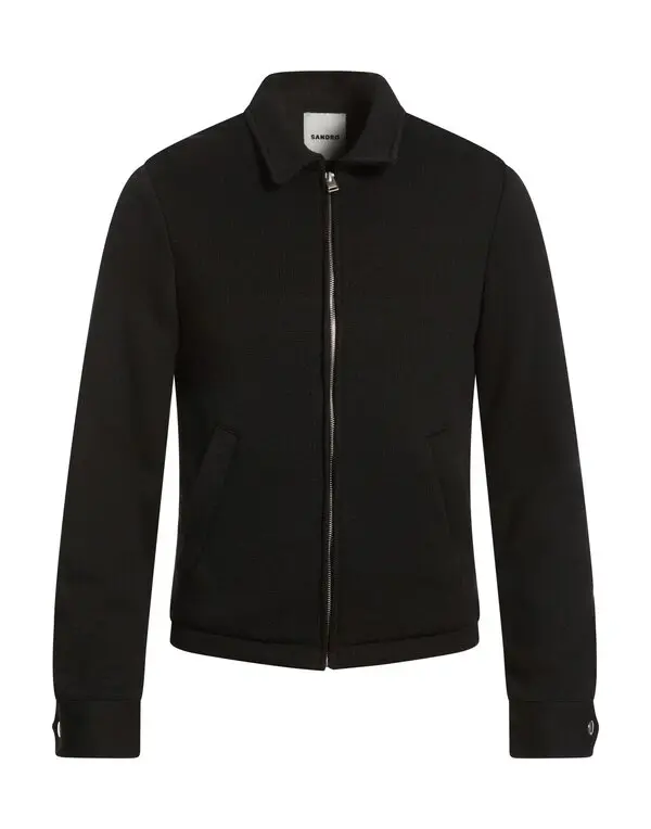 Sandro Wool And Polyamide Jacket