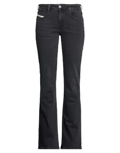 DIESEL® Cotton Elastane Flared Jeans - Black