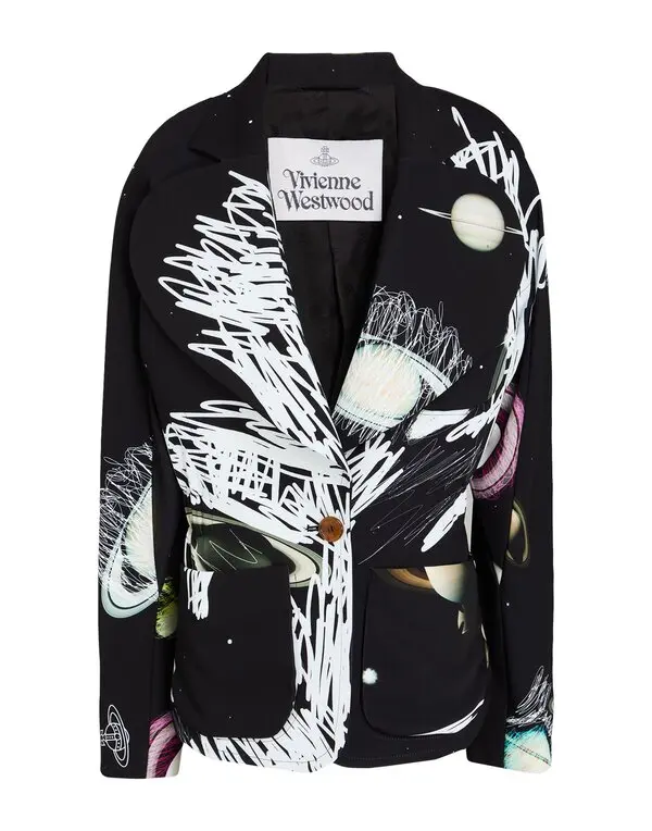 VIVIENNE WESTWOOD Single-breasted Printed Blazer