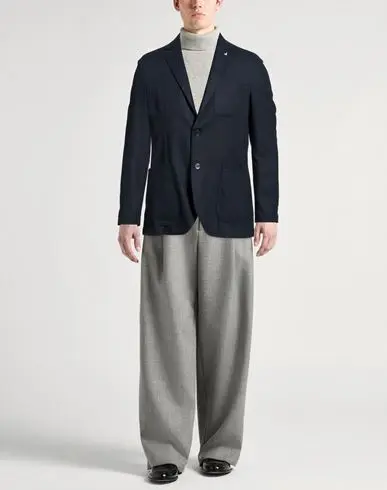 AT.P.CO At. P.co Blazer Size Linen, Viscose - Navy
