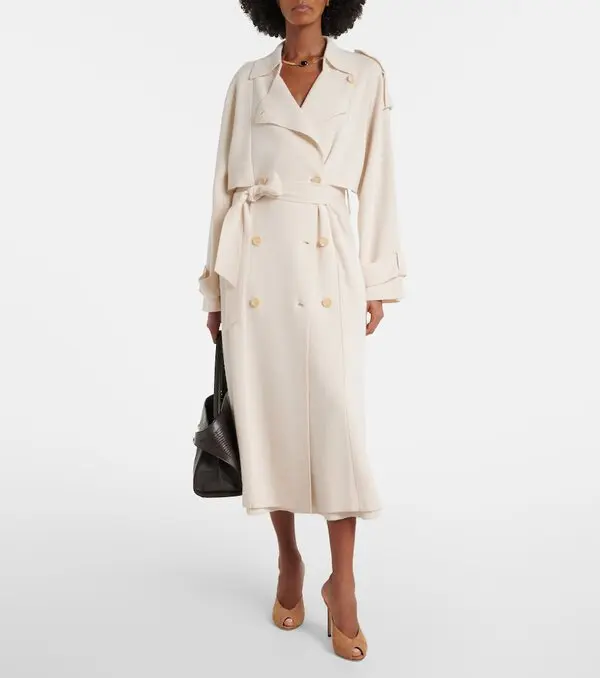 JIMMY CHOO Brigitte Suede Peep-toe Mules - Beige