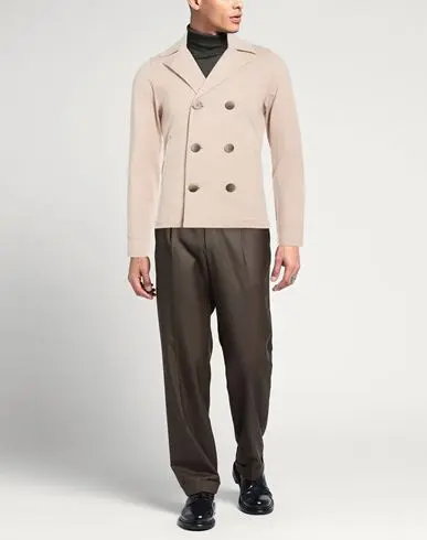 H953 Double-breasted Cotton Blend Blazer