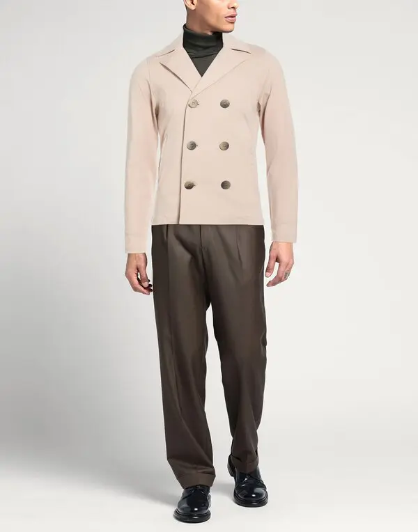 H953 Double-breasted Cotton Blend Blazer