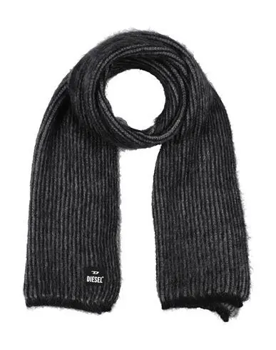 DIESEL® Scarf Mohair Wool, Nylon, Wool - Black