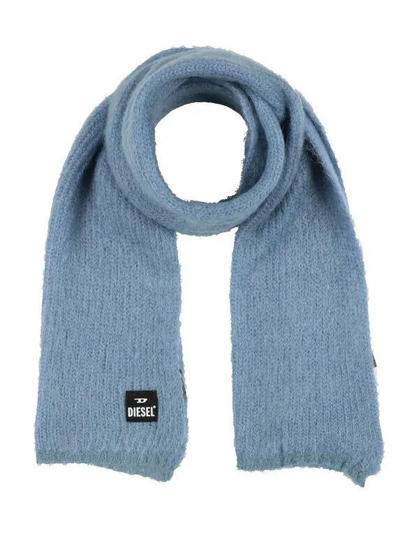 DIESEL® Scarf Mohair Wool, Nylon, Wool - Light Blue