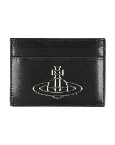 VIVIENNE WESTWOOD Cardholder Leather - Black