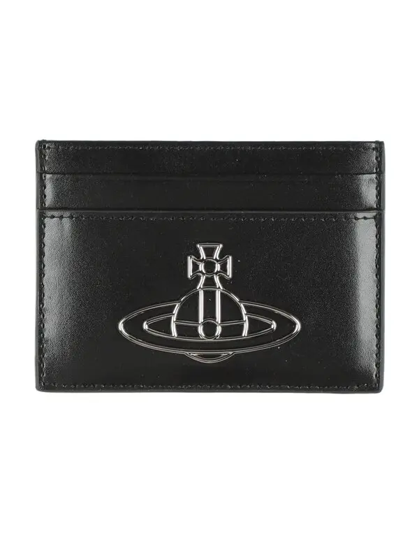 VIVIENNE WESTWOOD Cardholder Leather - Black