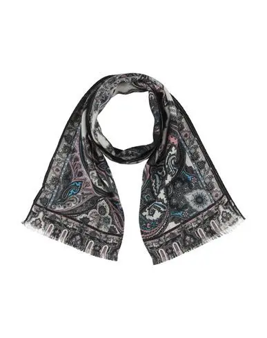 Etro Scarf Wool, Silk - Black