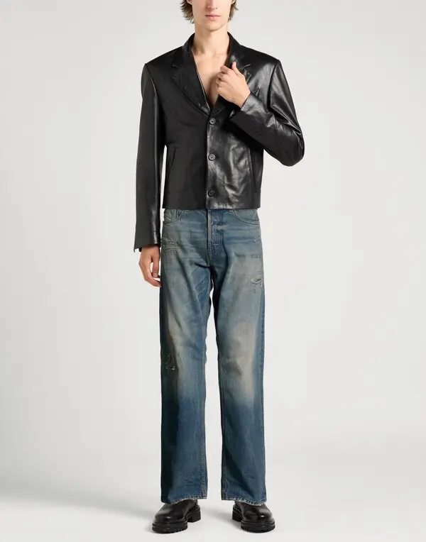 DIESEL® Cotton Straight Leg Jeans - Blue
