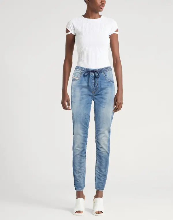 DIESEL® Skinny Fit Denim-jersey Jogger Jeans With Drawstring Waist