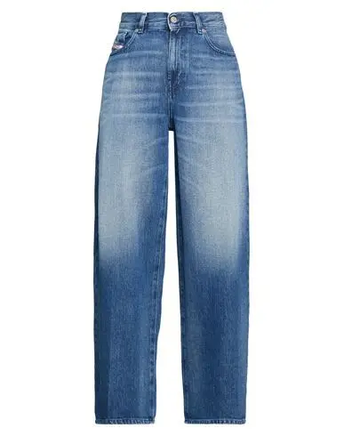 DIESEL® Cotton Wide-leg Jeans - Blue