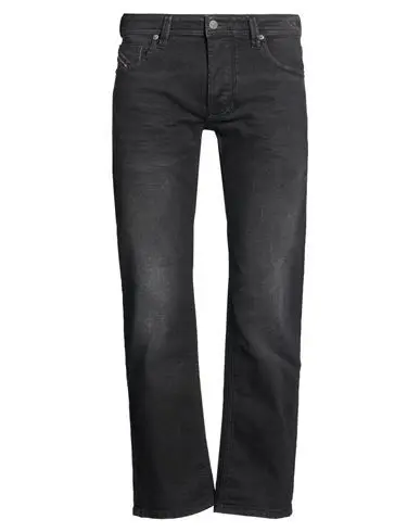 DIESEL® Straight-leg Jeans In Wash Cotton Elastane - Black