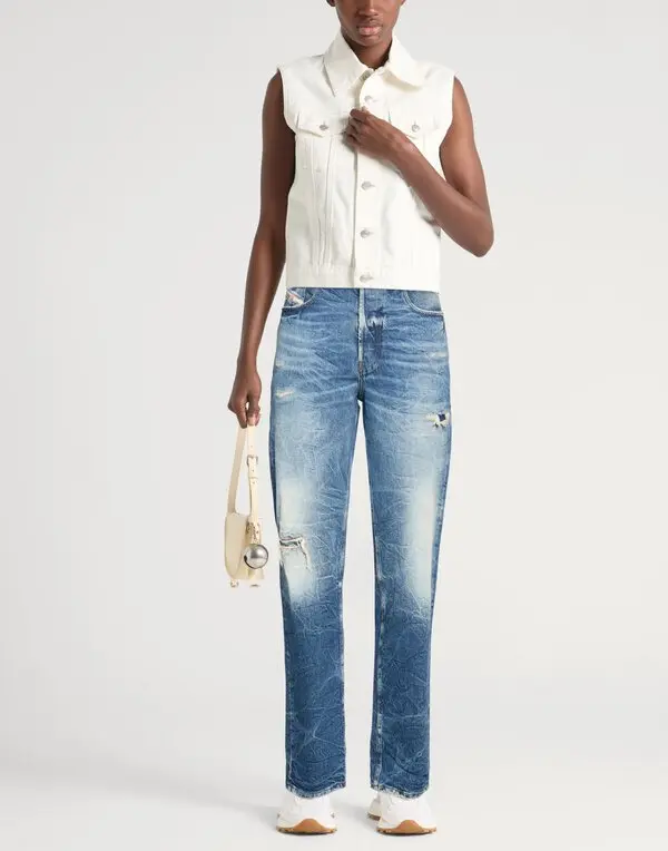DIESEL® Tapered Jeans In Cotton, Hemp, And Elastane