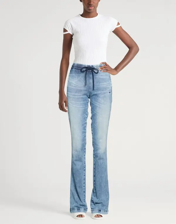 DIESEL® Flared Jeans In Cotton And Elastane