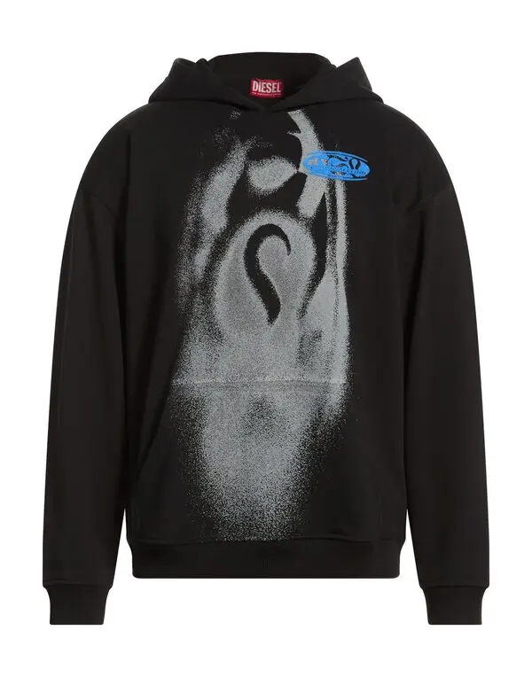 DIESEL® Cotton And Polyester Blend Sweatshirt With Graphic Print