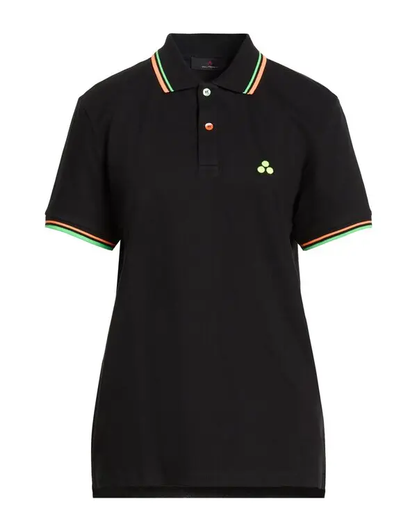 Peuterey Piqué Cotton Elastane Polo Shirt With Contrast Piping