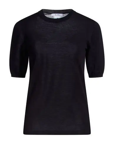 Max Mara Virgin Wool Knit Crewneck Sweater - Blue