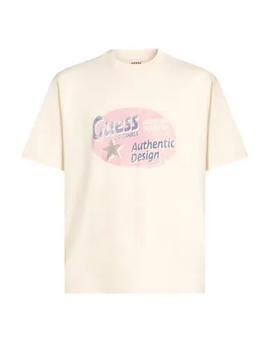 Guess T-shirt Size Cotton - Ivory
