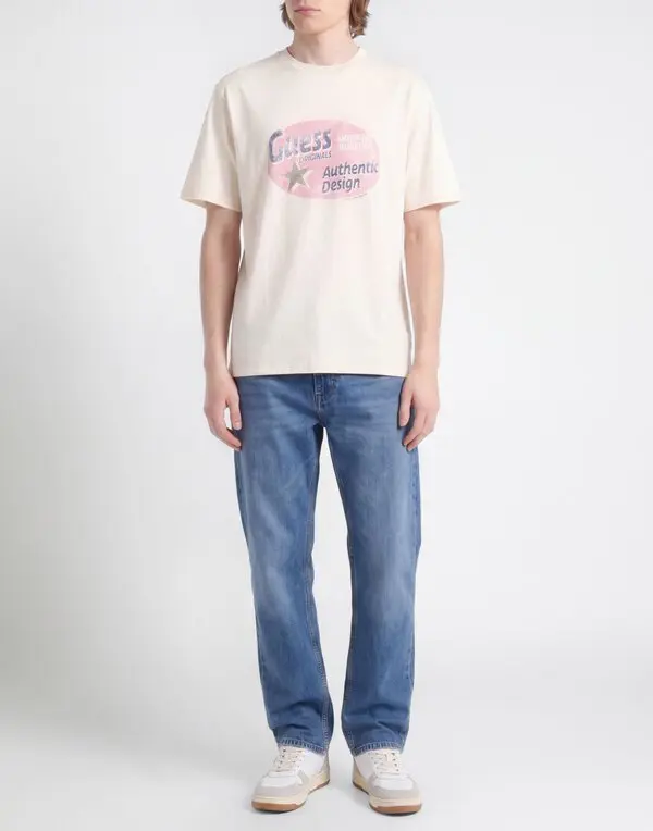 Guess T-shirt Size Cotton - Ivory