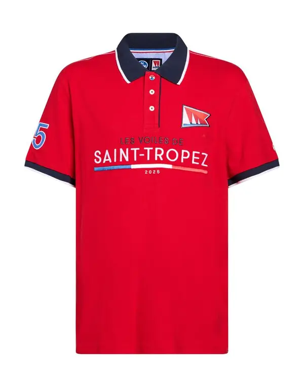 NORTH SAILS Polo Shirt Size Cotton, Elastane - Red