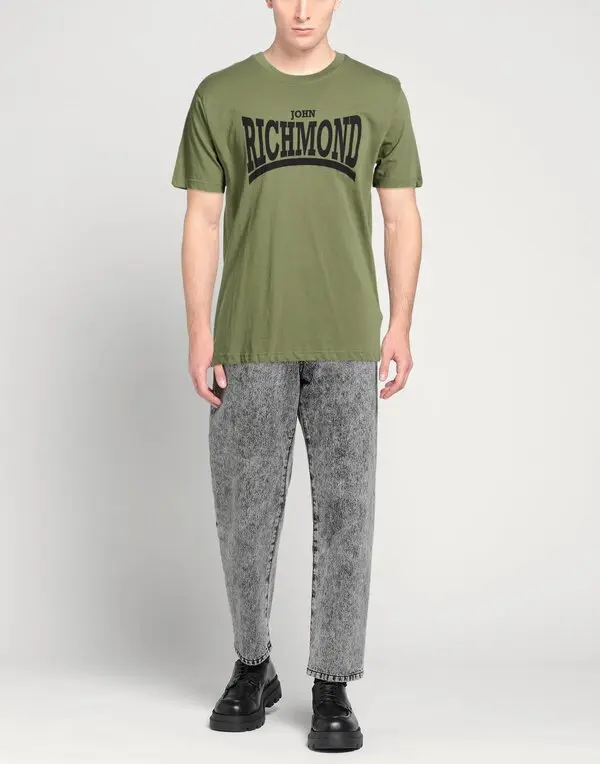 John Richmond T-shirt Size Cotton - Green