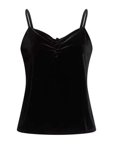 ODÌ ODÌ Sleeveless Button-embellished Top - Black