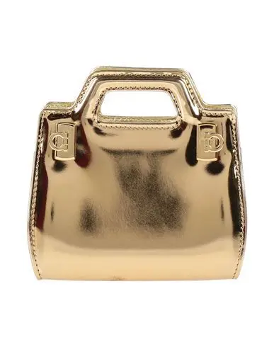FERRAGAMO Handbag Leather - Gold