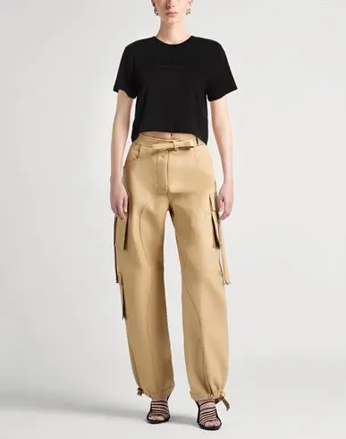 DIESEL® Cotton Cropped T-shirt With Embroidered Logo