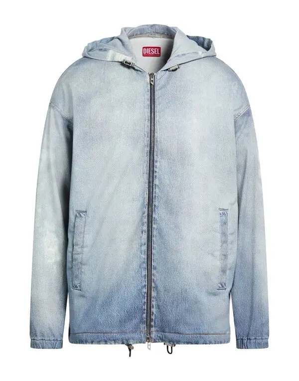 DIESEL® Casual Denim Effect Jacket - Blue