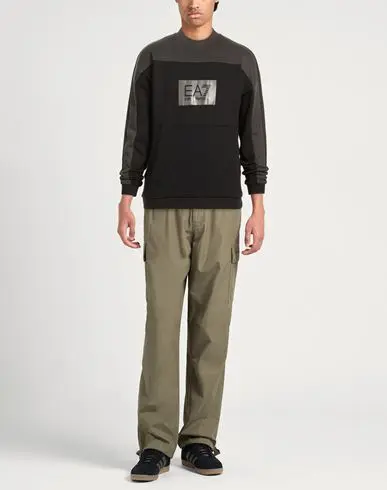 EA7 Cotton & Polyester Crewneck Sweatshirt