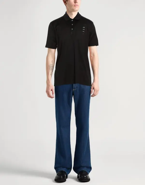 Paul & Shark Polo Shirt Size Cotton - Black