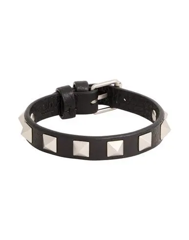 Valentino Garavani Studded Leather Bracelet - Black