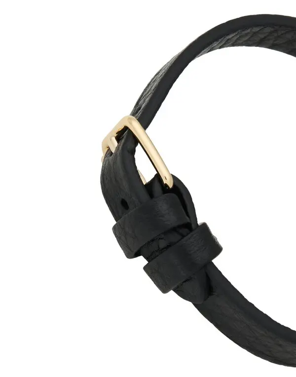 Valentino Garavani Leather Bracelet With Logo Detail