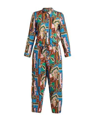 CONNOR & BLAKE Paisley-print Cotton Jumpsuit - Green