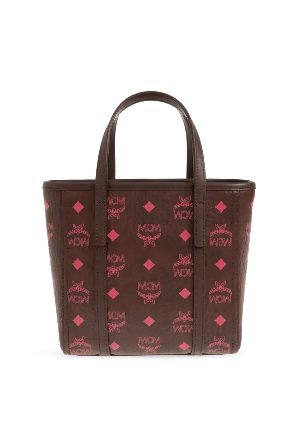 Mcm Toni Mini Tote Bag - Brown