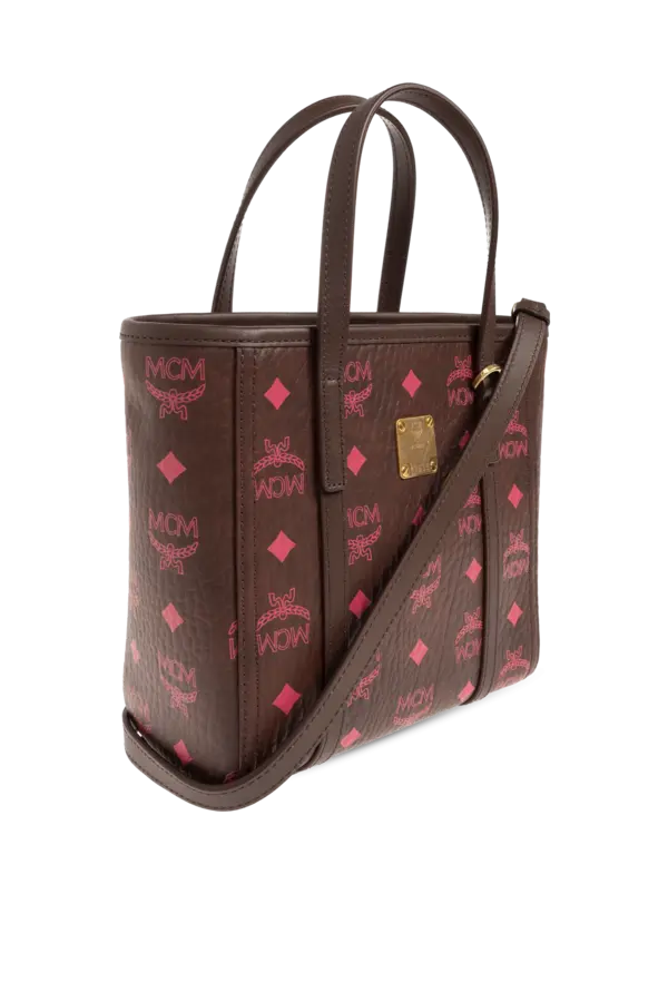 Mcm Toni Mini Tote Bag - Brown