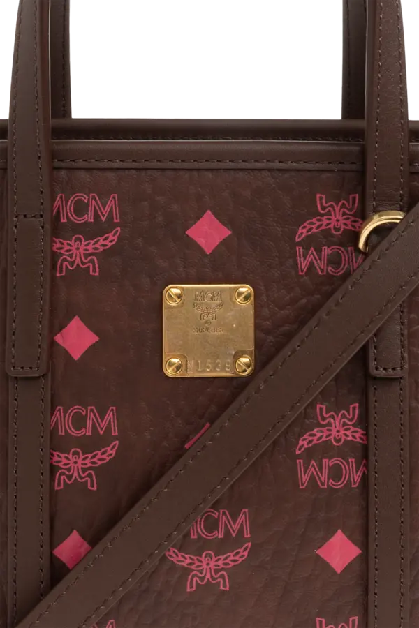 Mcm Toni Mini Tote Bag - Brown