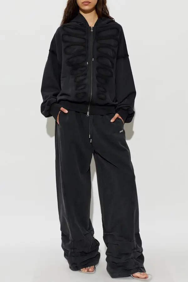 AVAVAV Full-zip Hoodie With Textured Stitching Detail