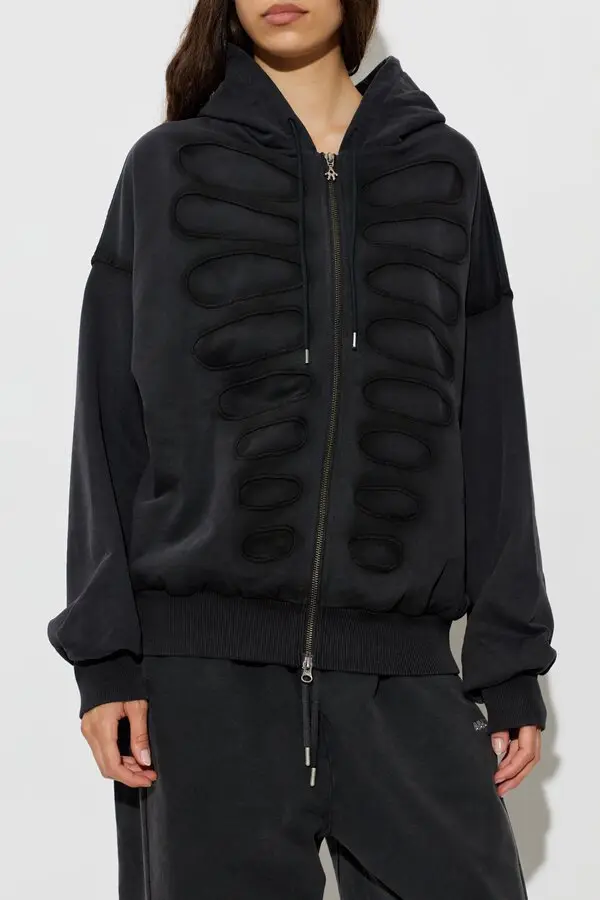 AVAVAV Full-zip Hoodie With Textured Stitching Detail