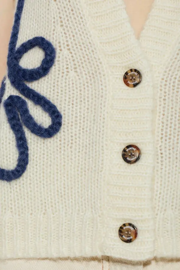 Munthe Nowland Vest With Floral Motif