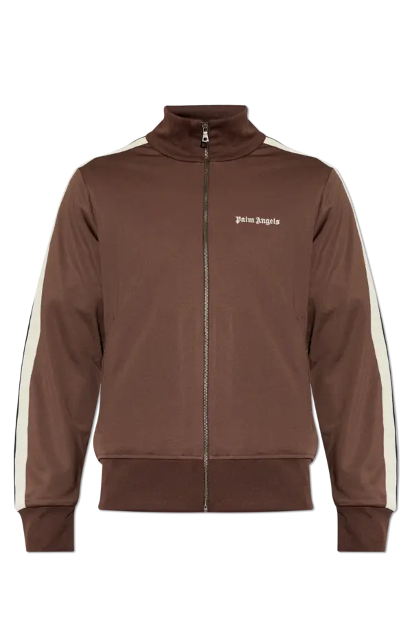 Palm Angels Sweatshirt With Logo - Brown