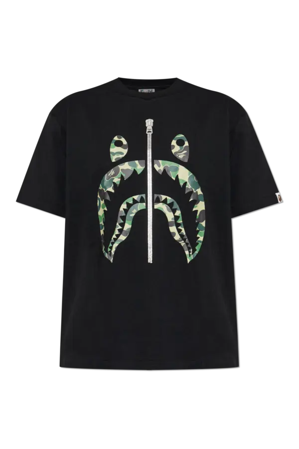 A BATHING APE T-shirt With Print - Black