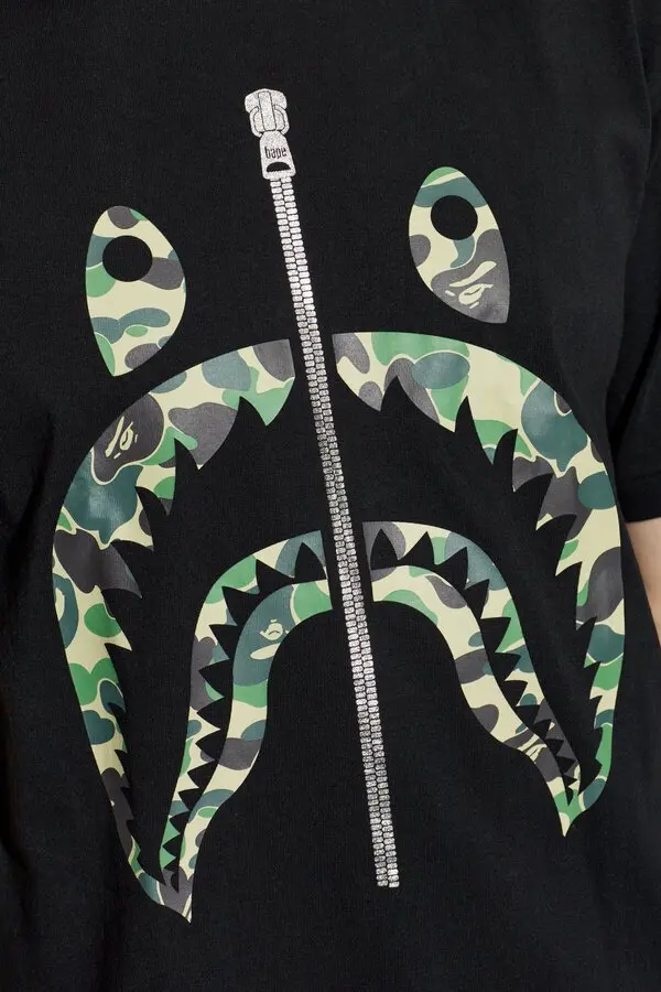 A BATHING APE T-shirt With Print - Black