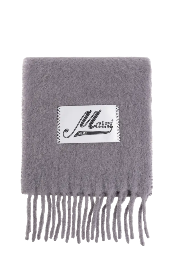 Marni Scarf With Fringes - Grey