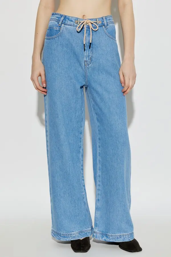 Munthe Obey Wide Leg Jeans