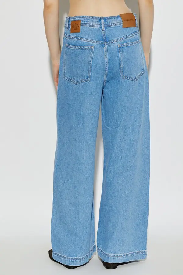 Munthe Obey Wide Leg Jeans