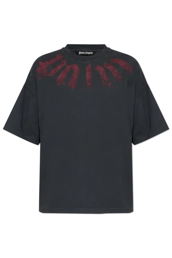 Palm Angels T-shirt With Logo - Black